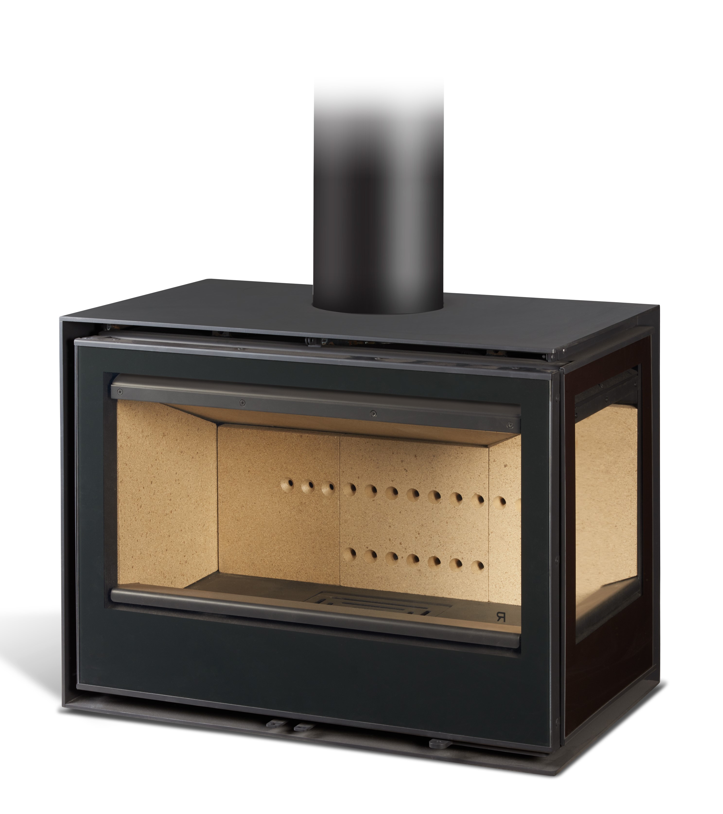 Rocal Habit 76 LD/LI + T exkluzív légfűtéses kandallókályha ...