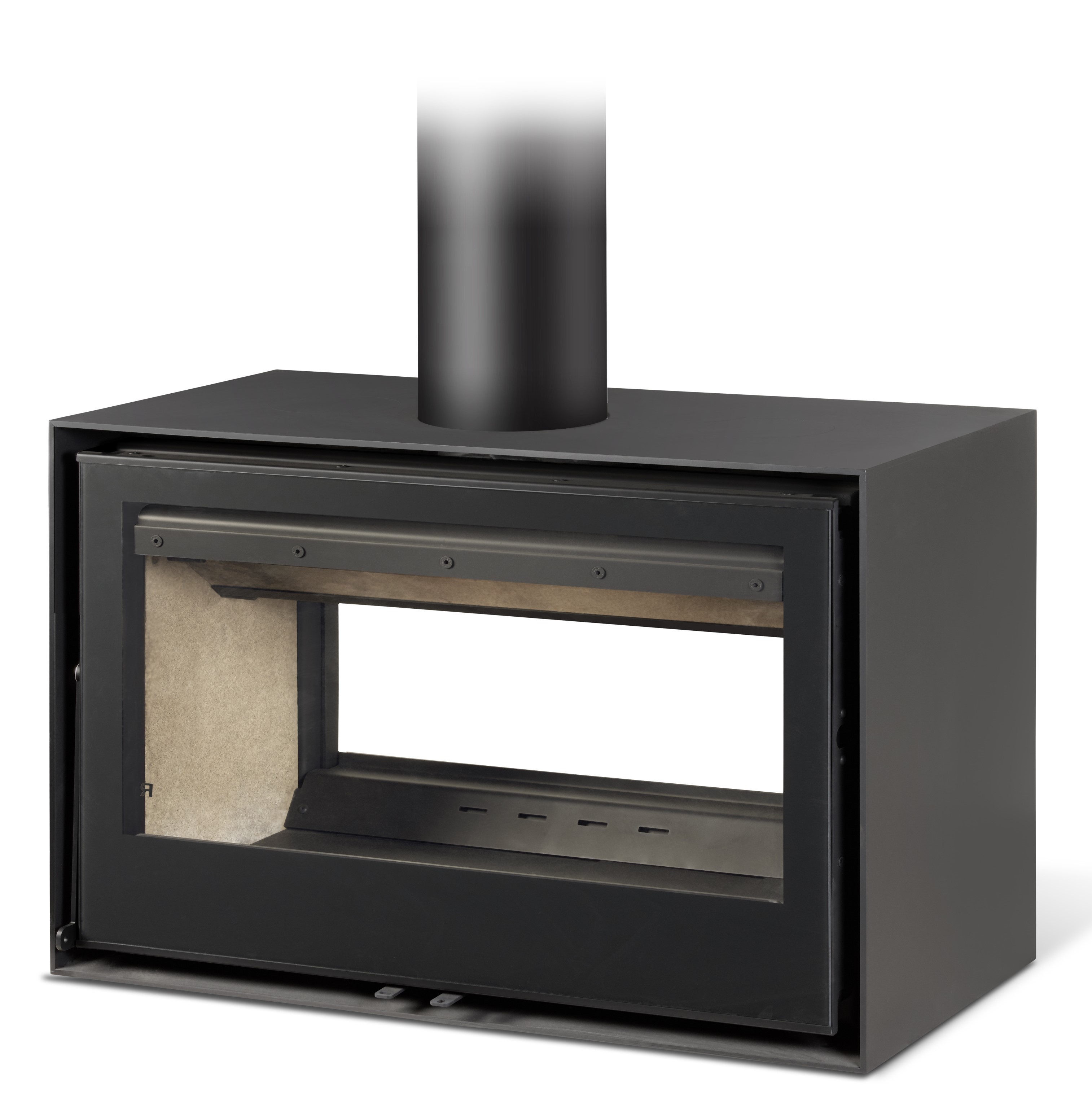 Rocal Habit 100 DC + T légfűtéses háromoldalas fém kandallóká