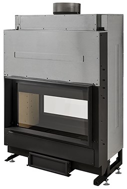 Rocal G450 DC rovná obojstranná krbová vložka z ocele ...