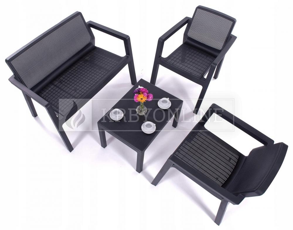 Keter Emily set balkónového nábytku grafitový (2 stoličky ...